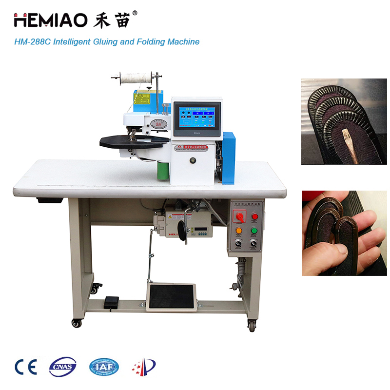 China HM-288C Touch Screen Fully Automatic Gluing and Folding Machine ...