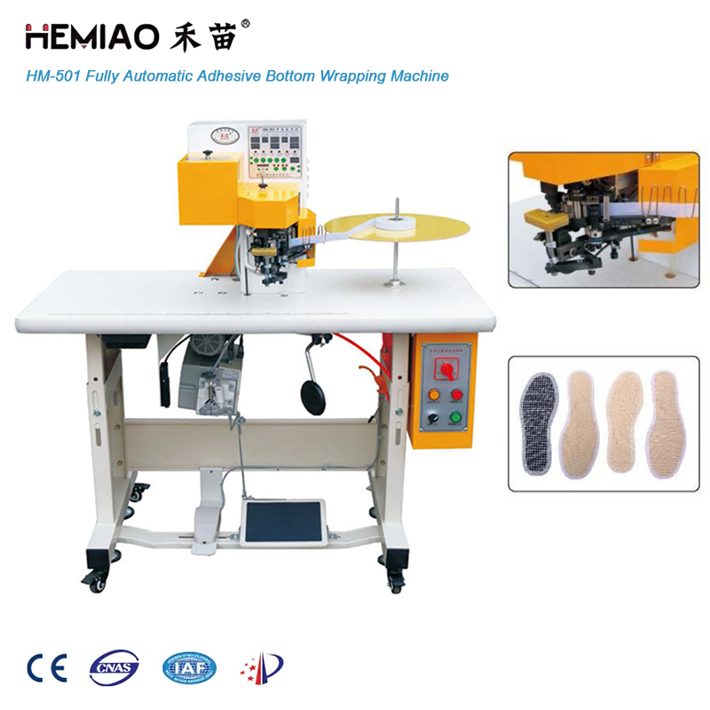 China HM-501 Fully Automatic Adhesive Bottom Wrapping Machine Factory ...