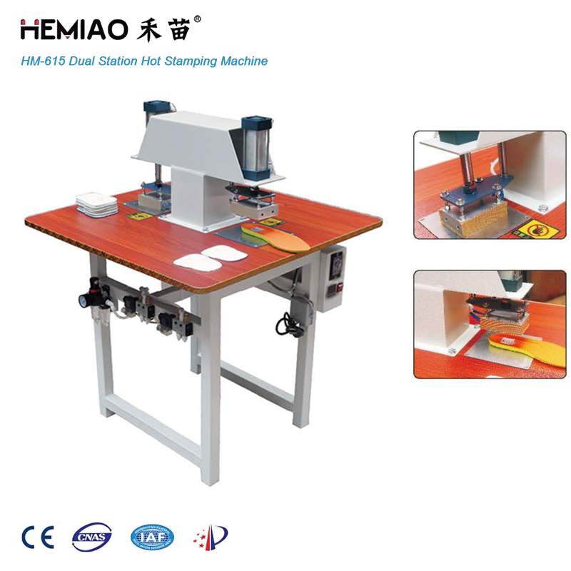 China HM-615 Dual Station Hot Stamping Machine Factory and Manufacturer ...